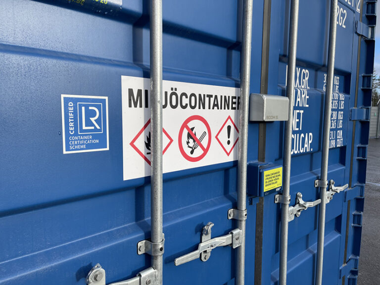 Containertjänst lanserar miljöcontainer 20 fot open side med 1700 ...
